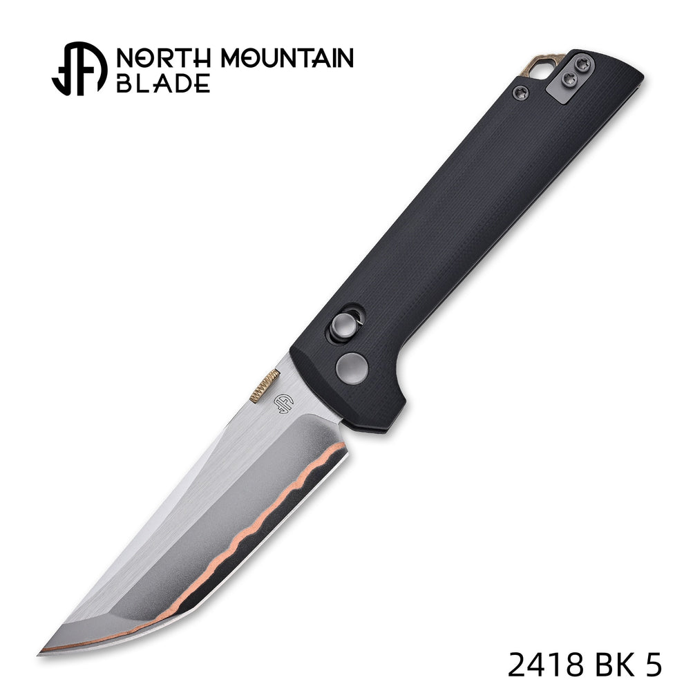 2418-BK-5 Crossbar Lock 5-Layer Copper Steel 3.5" Blade Japanese-style ...