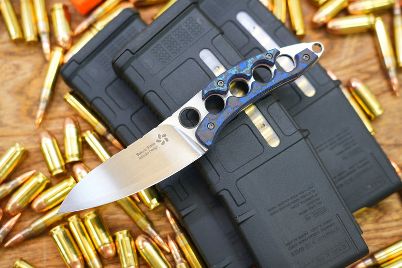 SHURA Sakura Blade Nemoto Design ZDP-189 Ceramic Carbon Fiber tactical ...