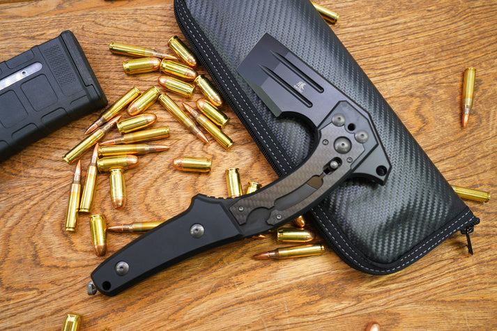 KATSU Camping Folding Hatchet, Pocket Folding Japanese Tactical Axe wi ...